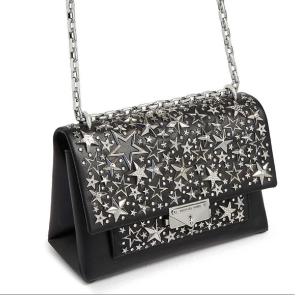 Michael Kors | Bags | Michael Kors Star Studded Cece Chain Shoulder Bag ...